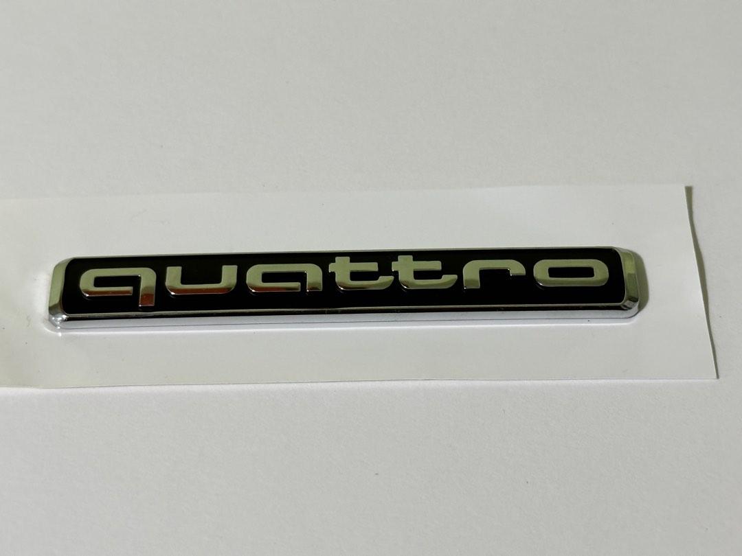 Audi Quattro emblem, Car Accessories, Accessories on Carousell
