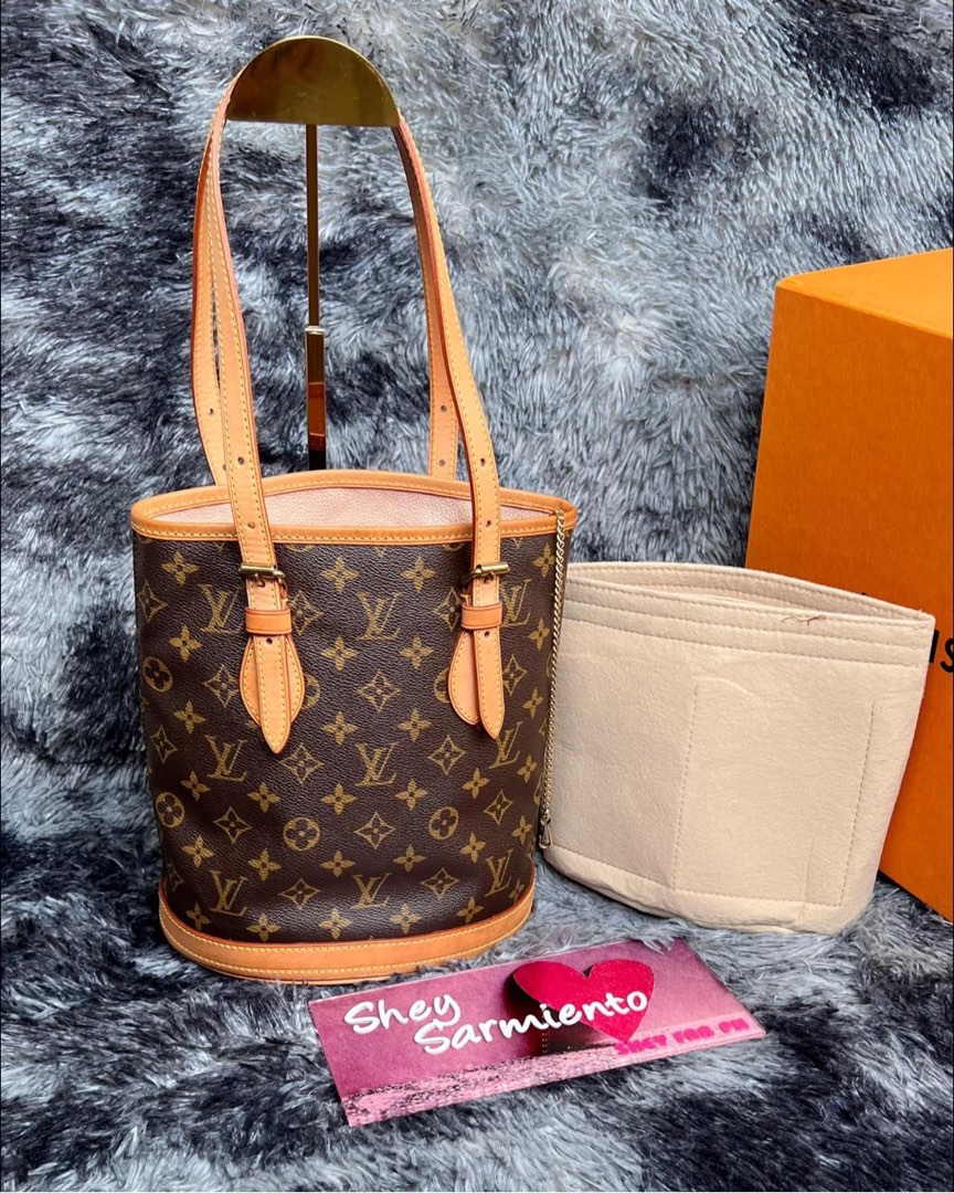 Authentic LV Bucket PM Monogram, Luxury, Bags & Wallets on Carousell
