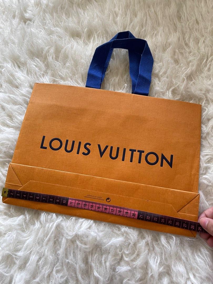 Authentic LV Paper Bag - Small Size, Luxury, Accessories on Carousell