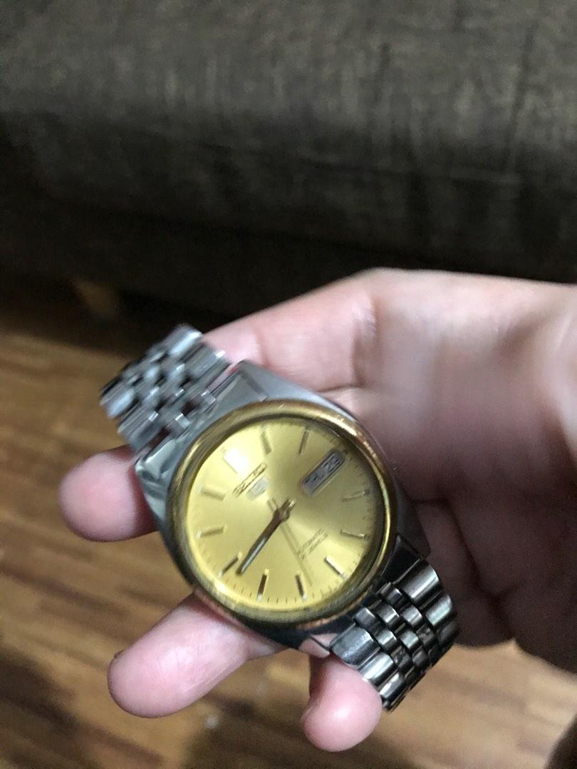 Authentic Seiko 5 Automatic Mens Watch 21 Jewels, Men's Fashion ...