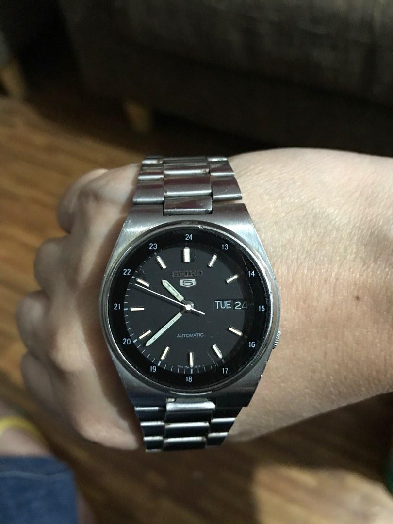 Authentic Seiko 5 Automatic Mens Watch, Men's Fashion, Watches ...