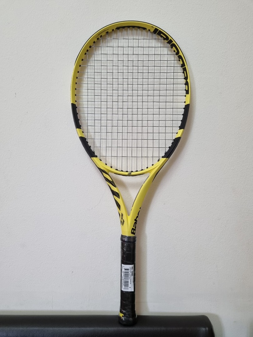 Babolat Pure Aero Tour Tennis Racquet - Strung with Luxilon Alu Power ...