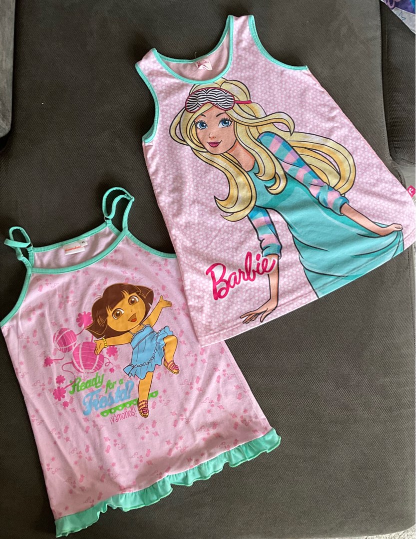 Barbie and Dora Girls House-clothes Bundle, Babies & Kids, Babies ...