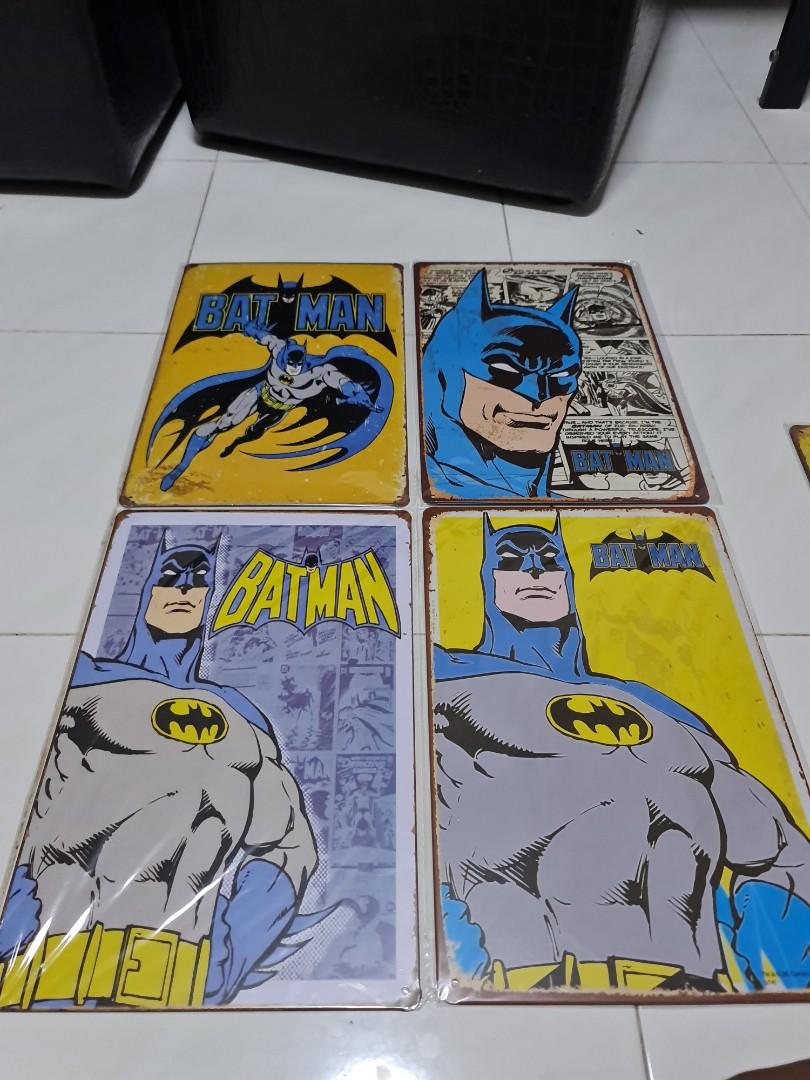 Batman Bat Man DC Comics Metal Tin Tins Vintage Brand new, Hobbies ...