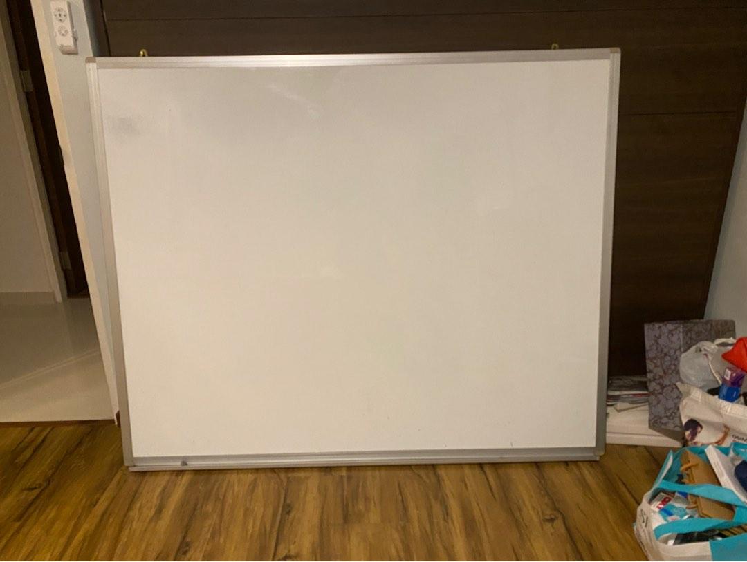 Big Magnetic whiteboard - w 152 x h 124cm, Furniture & Home Living ...