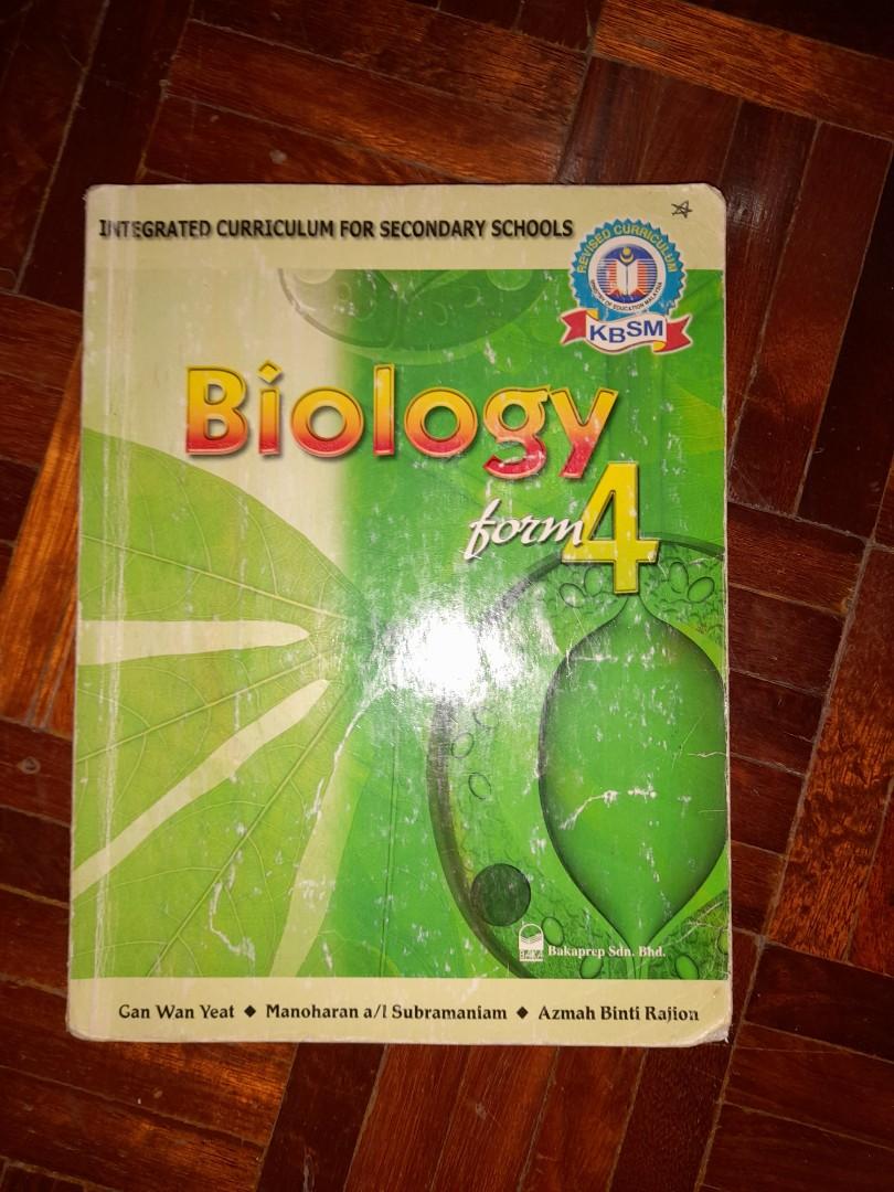 BIOLOGY FORM 4 TEXTBOOK, Hobbies & Toys, Books & Magazines, Textbooks ...