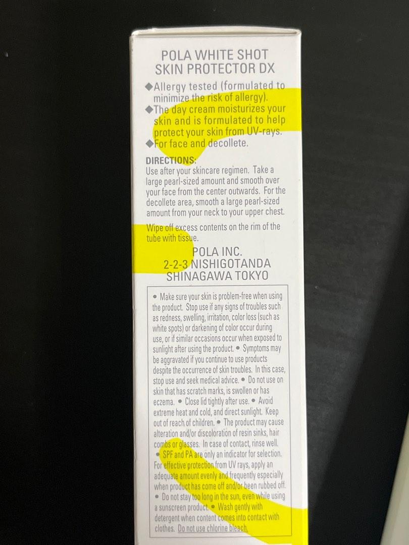 BN POLA White Shot Skin Protector DX/ SPF50 PA++++, Beauty & Personal Care, Face, Face Care on ...