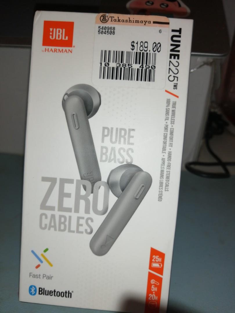 AUTHENTIC BNIP JPL Grey Wireless Earbuds TUNE 225, Audio, Earphones on ...