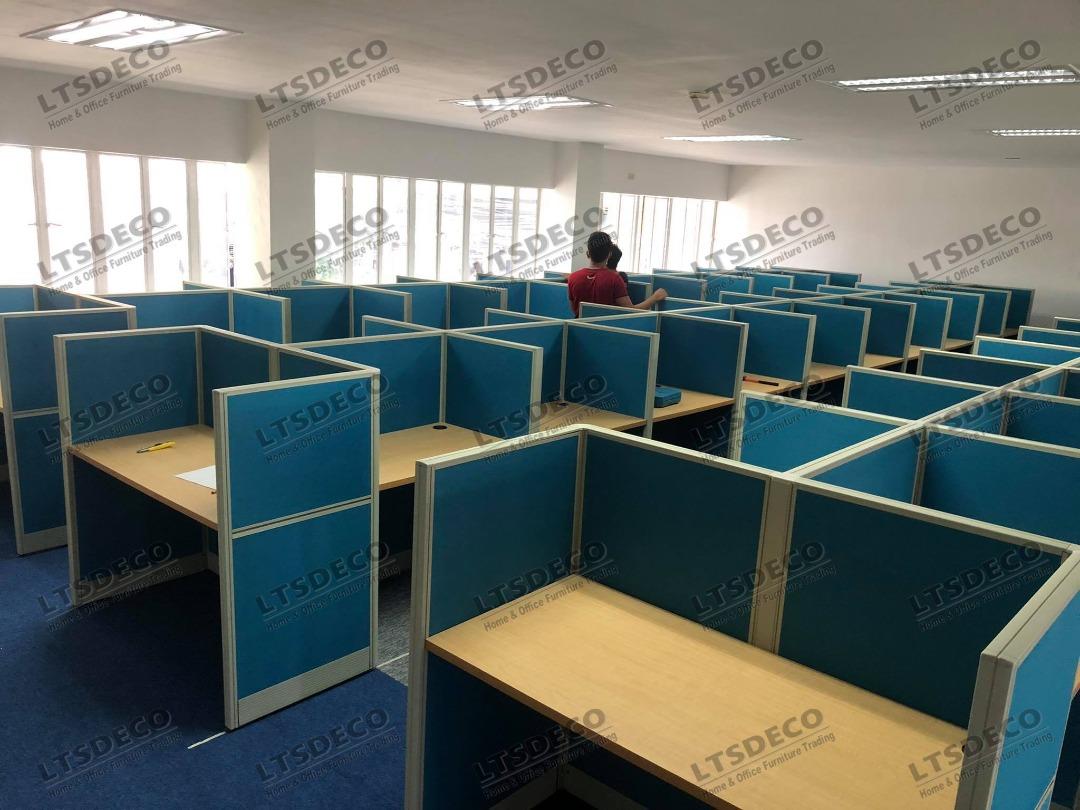 BPO CALL CENTER TABLE WORKSTATION TYPE OFFICE PARTITION AND FURNITURE ...