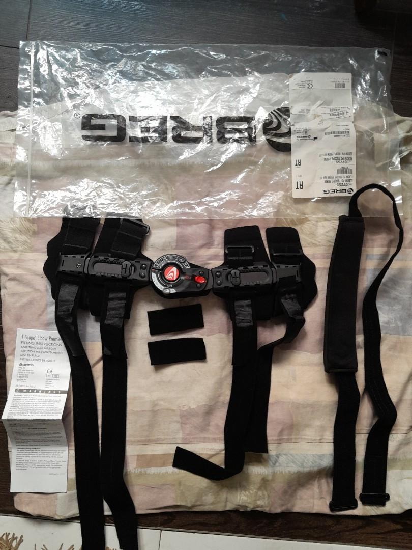 Breg T scope premier elbow brace( right), Health & Nutrition, Braces ...