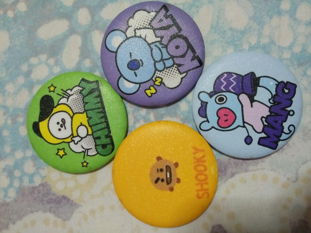 bt21 pins, Hobbies & Toys, Memorabilia & Collectibles, K-Wave on Carousell