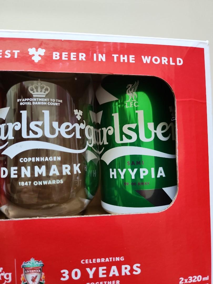 Carlsberg Liverpool Beer Set, Furniture & Home Living, Home Decor ...