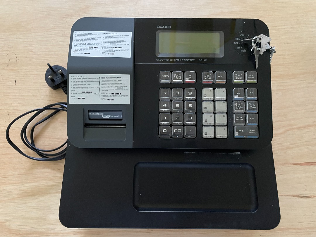 Casio Cash Register Machine, Computers & Tech, Office & Business ...