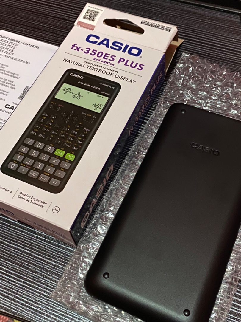 Casio fx-350es Plus 2nd Edition, Computers & Tech, Office & Business ...