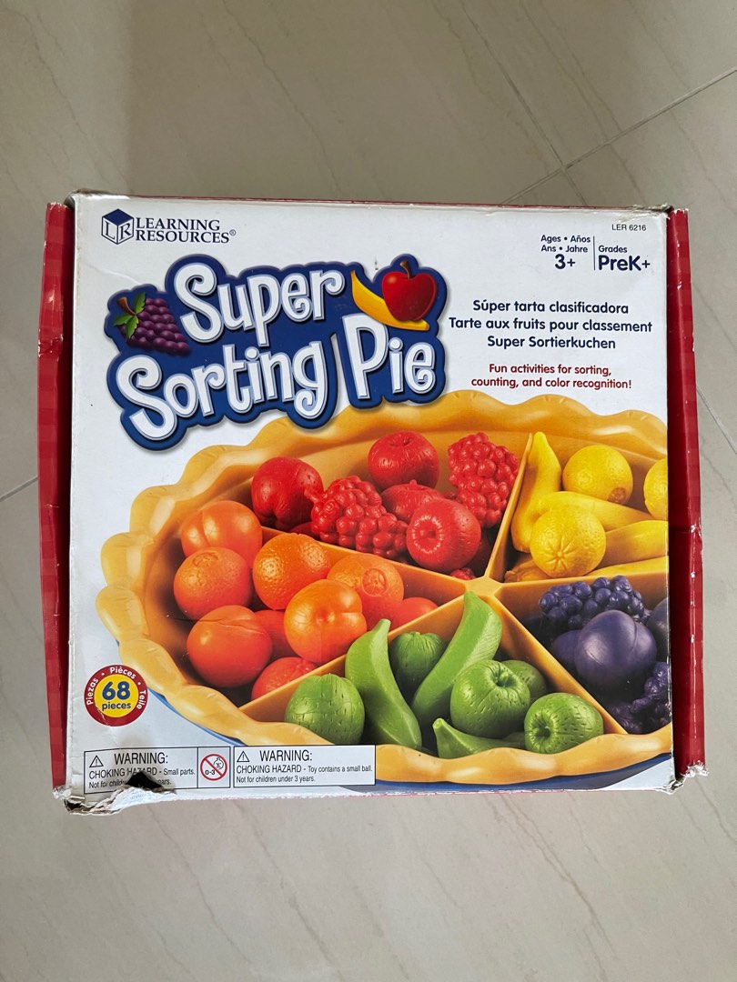 Children board game : Super sorting pie, Hobbies & Toys, Books ...