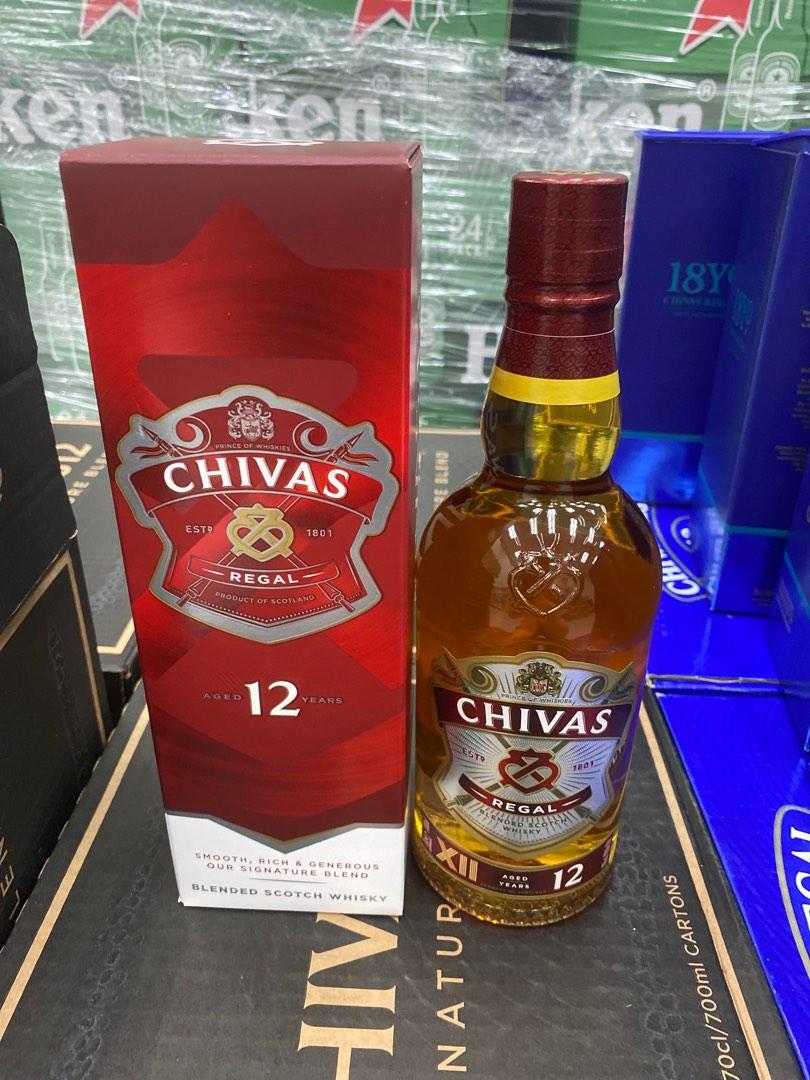 Chivas 12 Years with Gift Box - 700ML (Agent), Food & Drinks, Alcoholic ...