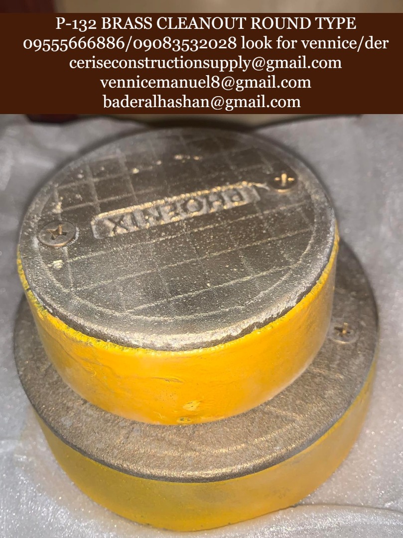 Cleanout Round type, Commercial & Industrial, Construction Tools ...