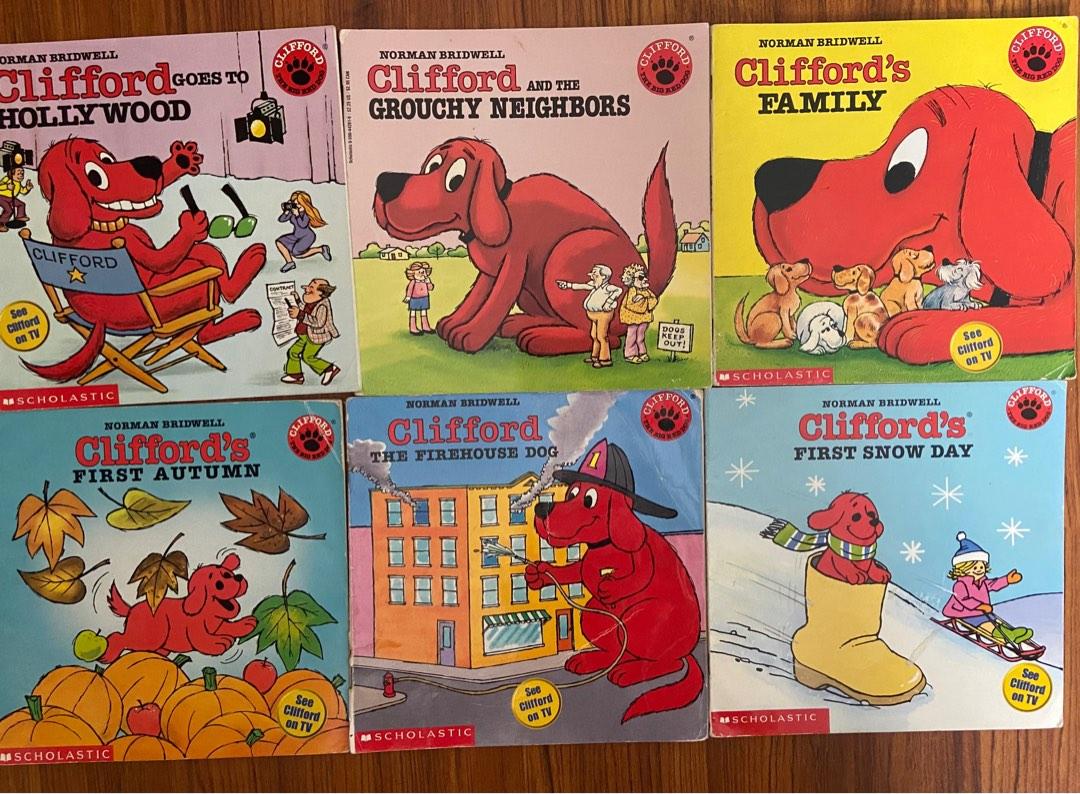Clifford the big red dog books (15 books in total), Hobbies & Toys ...
