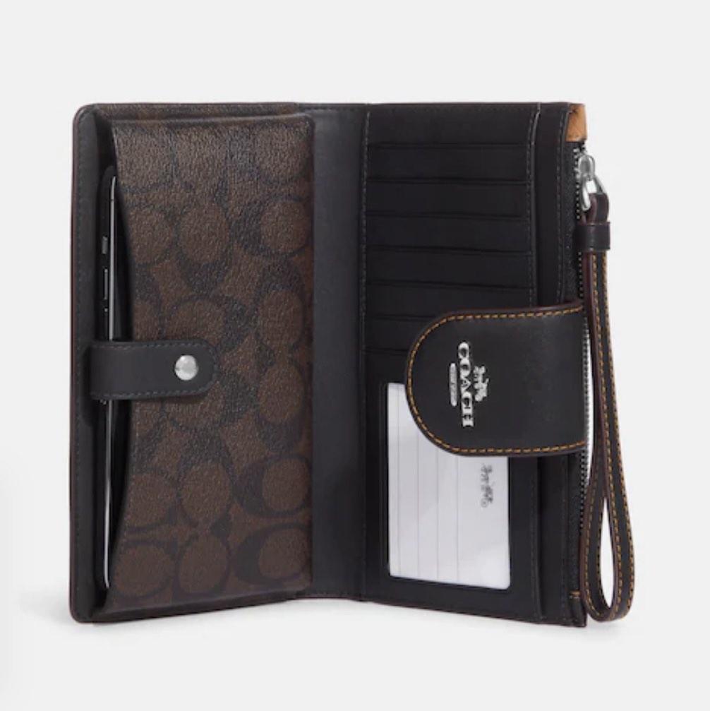 Coach Leopard Print Wallet, Women's Fashion, Bags & Wallets, Wallets ...