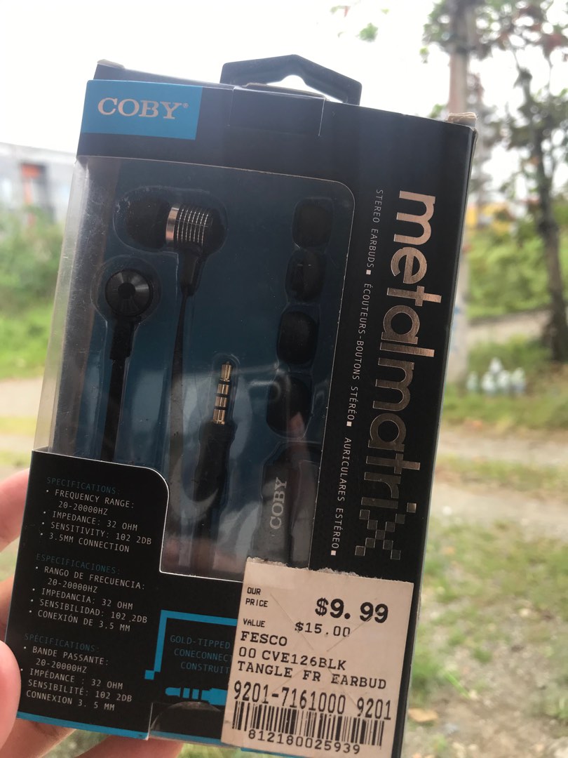 coby metal matrix, Audio, Headphones & Headsets on Carousell