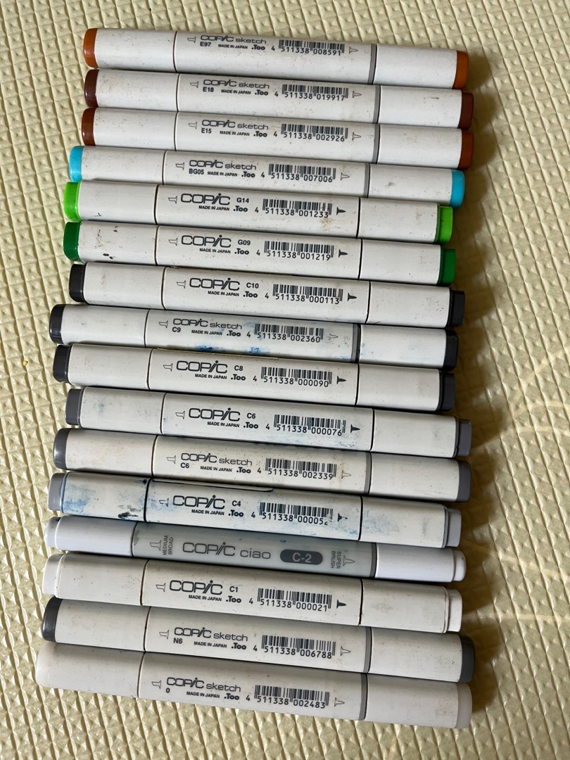Copic Markers, Hobbies & Toys, Stationery & Craft, Stationery & School ...