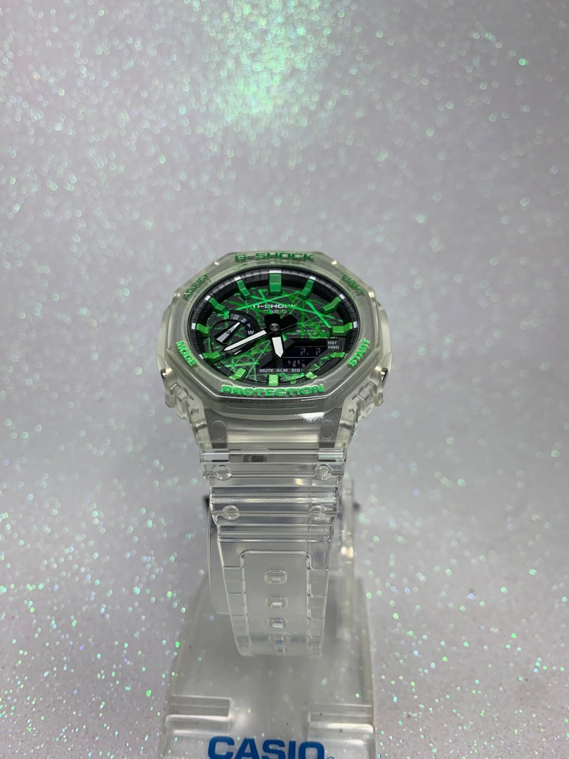 Customised Casio G-Shock GA-2100 In Celestial Terra Green, Custom Green ...