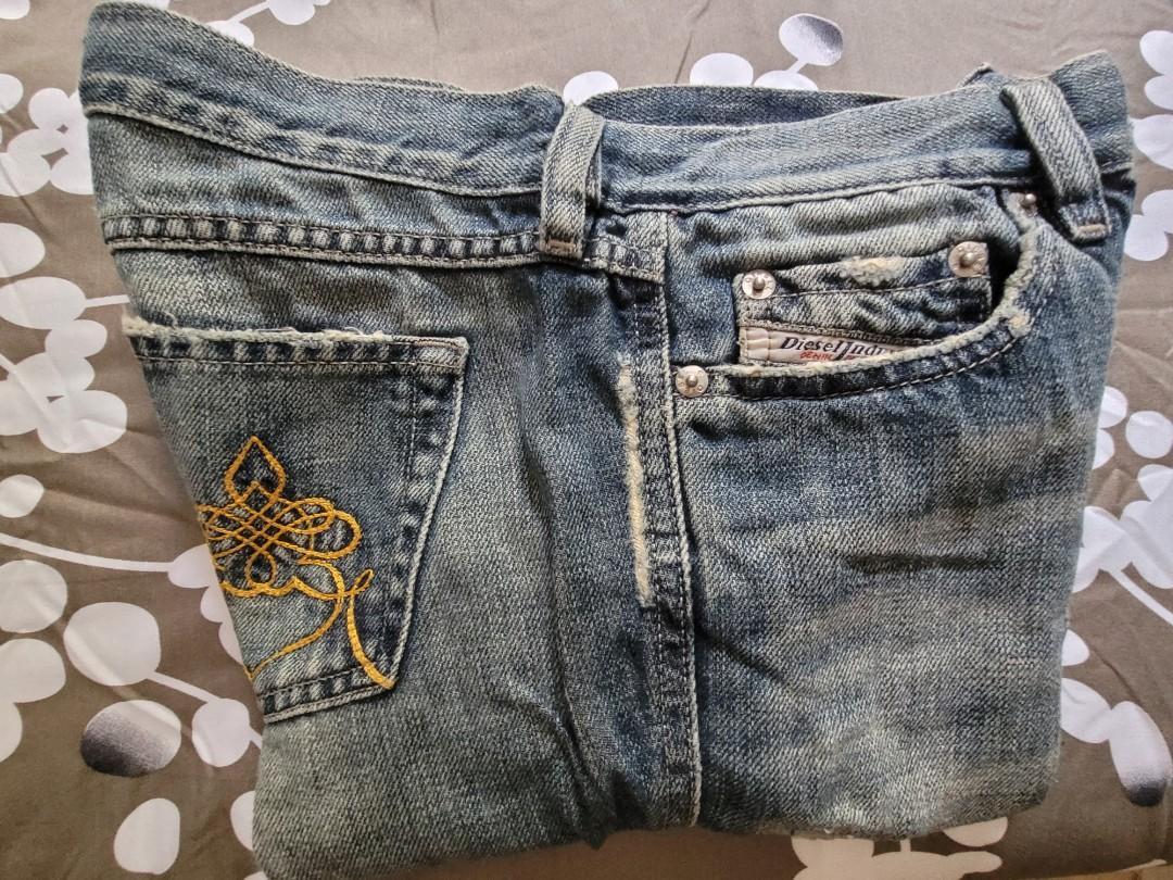 Diesel Stone Washed Well-Seasoned Jeans, Women's Fashion, Bottoms ...