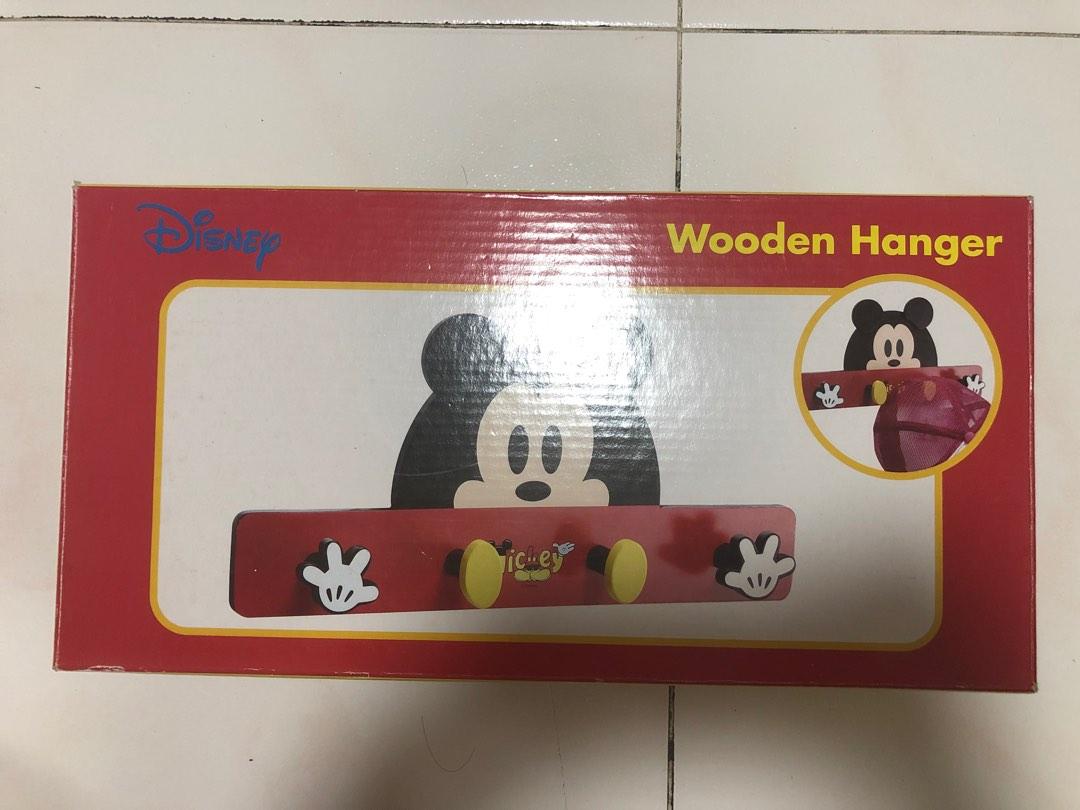 Disney Mickey Mouse Wooden Hanger, Furniture & Home Living, Home Decor ...