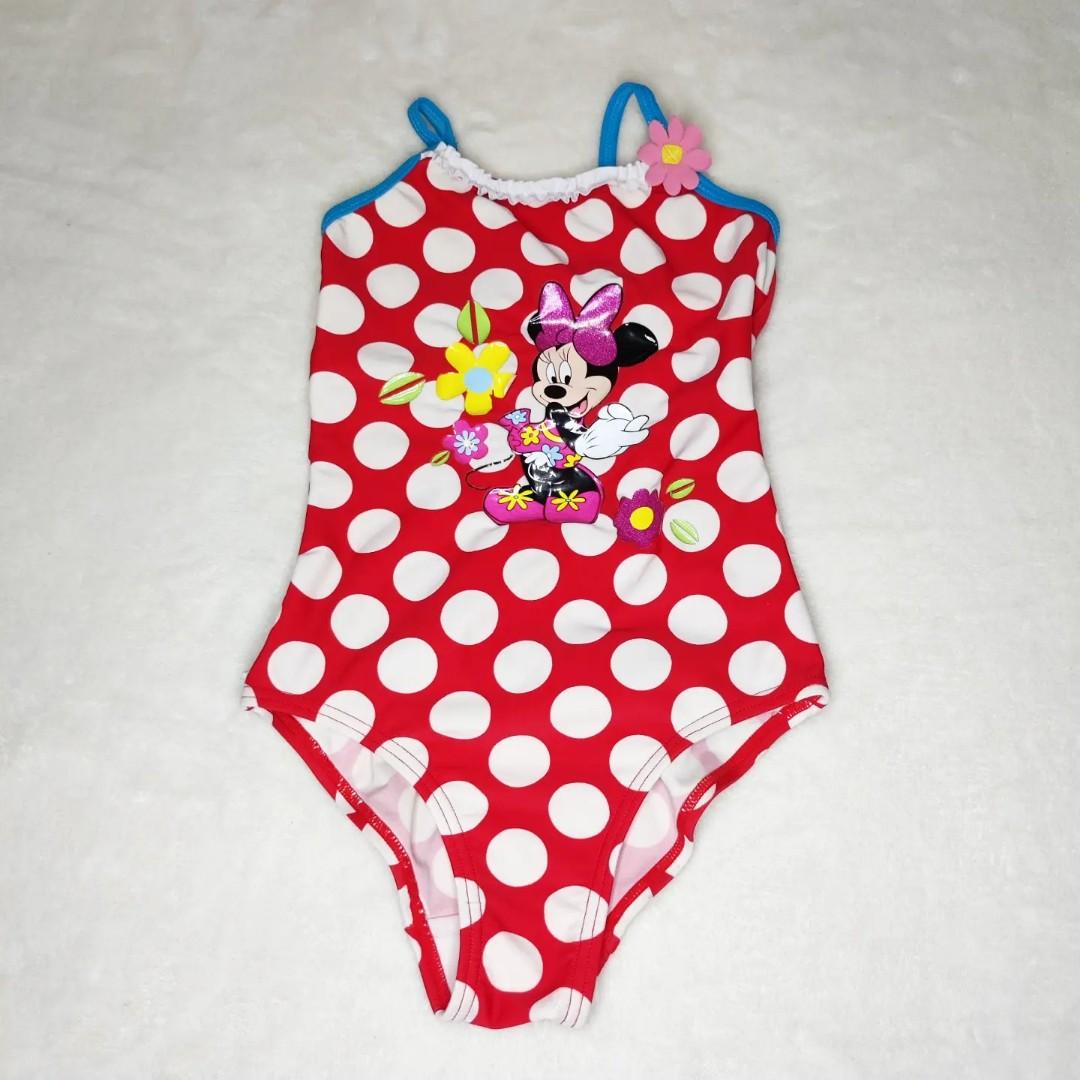Disney Minnie Swimsuit Red for Kids PRELOVED, Babies & Kids, Babies ...