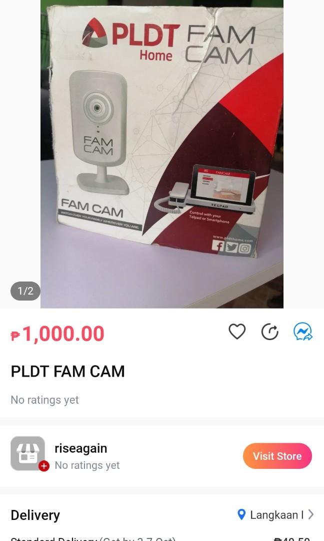 D-Link CCTV Camera (PLDT Fancam), Furniture & Home Living, Security ...