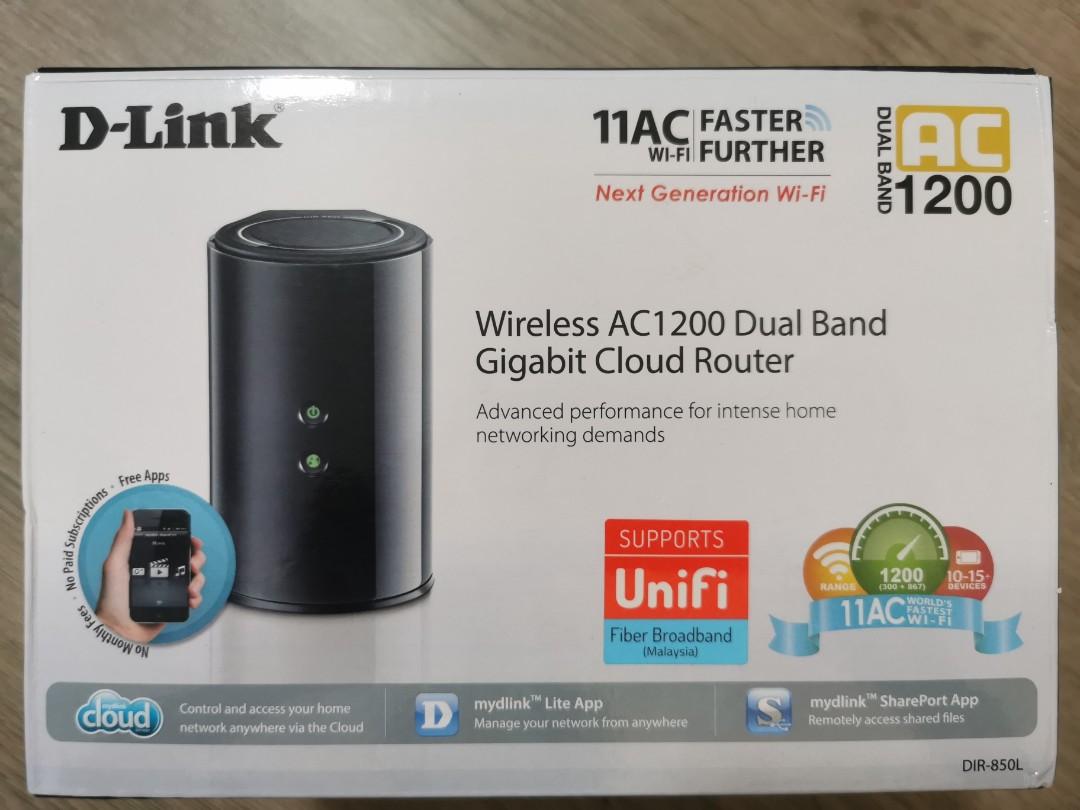 D-Link Router Dual Band AC1200, Computers & Tech, Parts & Accessories ...