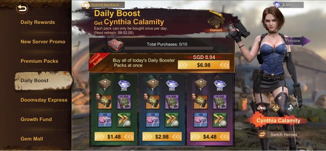 Doomsday Last Survivors Top Up [LEGAL], Video Gaming, Gaming Accessories, Game Gift Cards ...