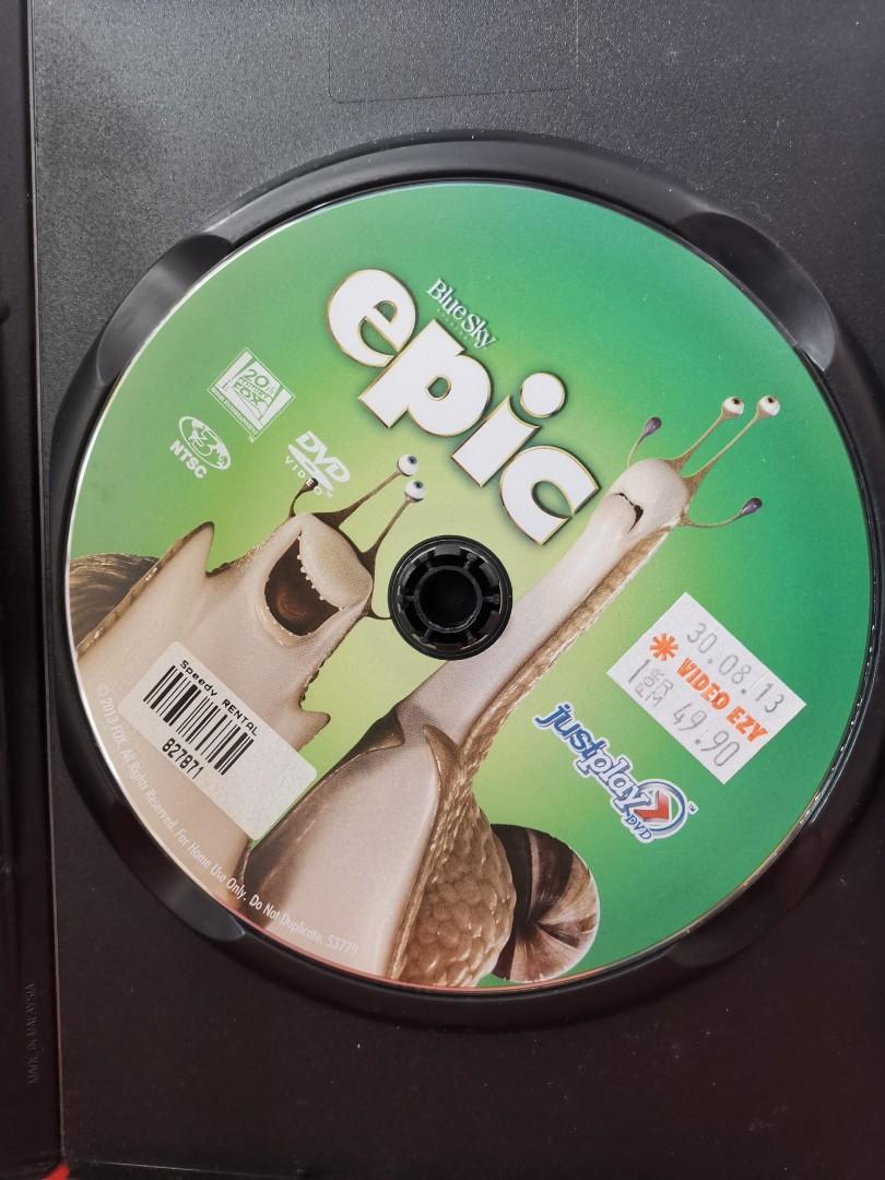(DVD) EPIC From The Creators Of Ice Age, Hobbies & Toys, Music & Media ...