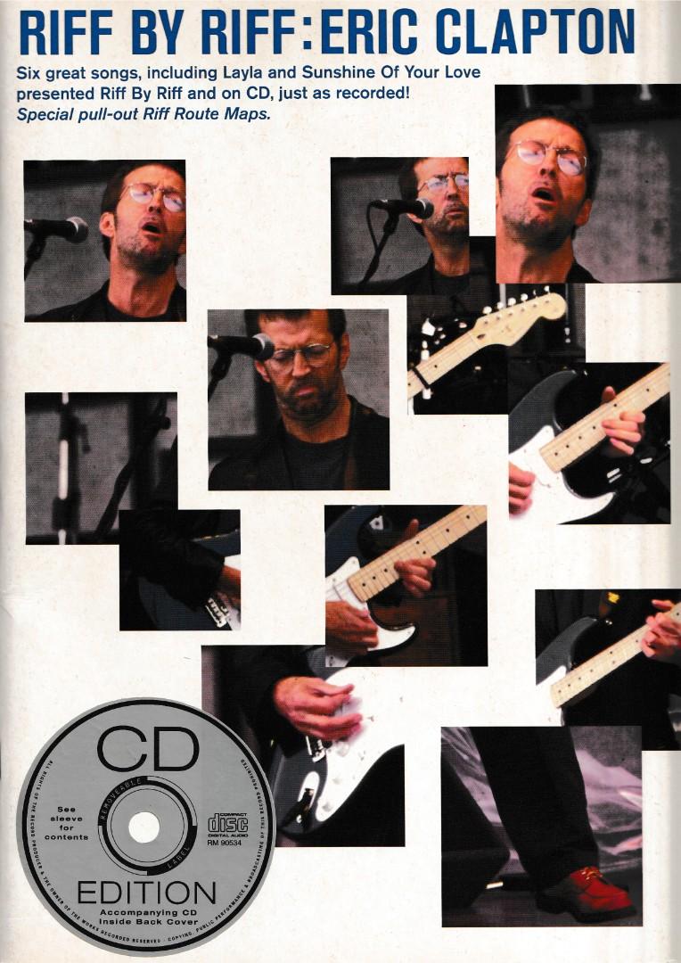 ERIC CLAPTON RIFF BY RIFF SONGBOOK, Hobbies & Toys, Music & Media ...