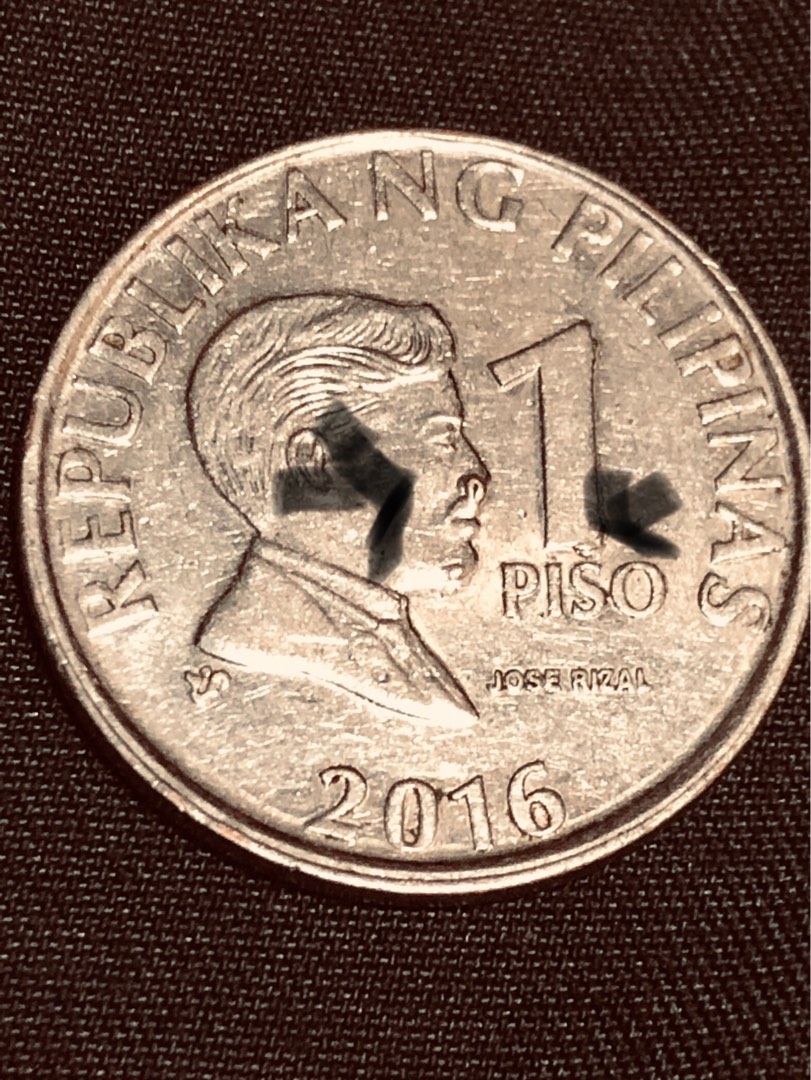 ERROR COIN 1 PISO 2016, Hobbies & Toys, Memorabilia & Collectibles ...
