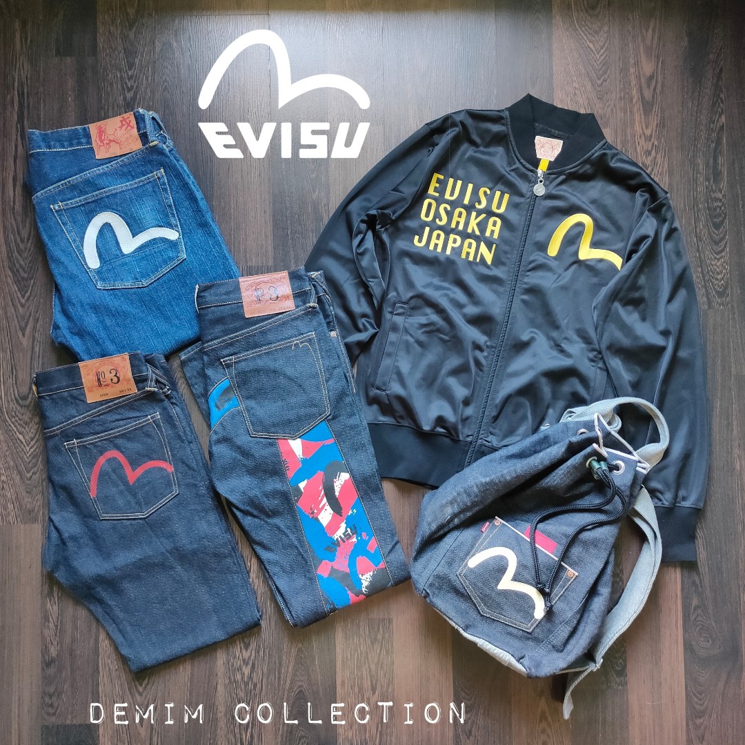 EVISU JAPAN SELVEDGE | Denim Jacket Collection, Men's Fashion, Coats ...