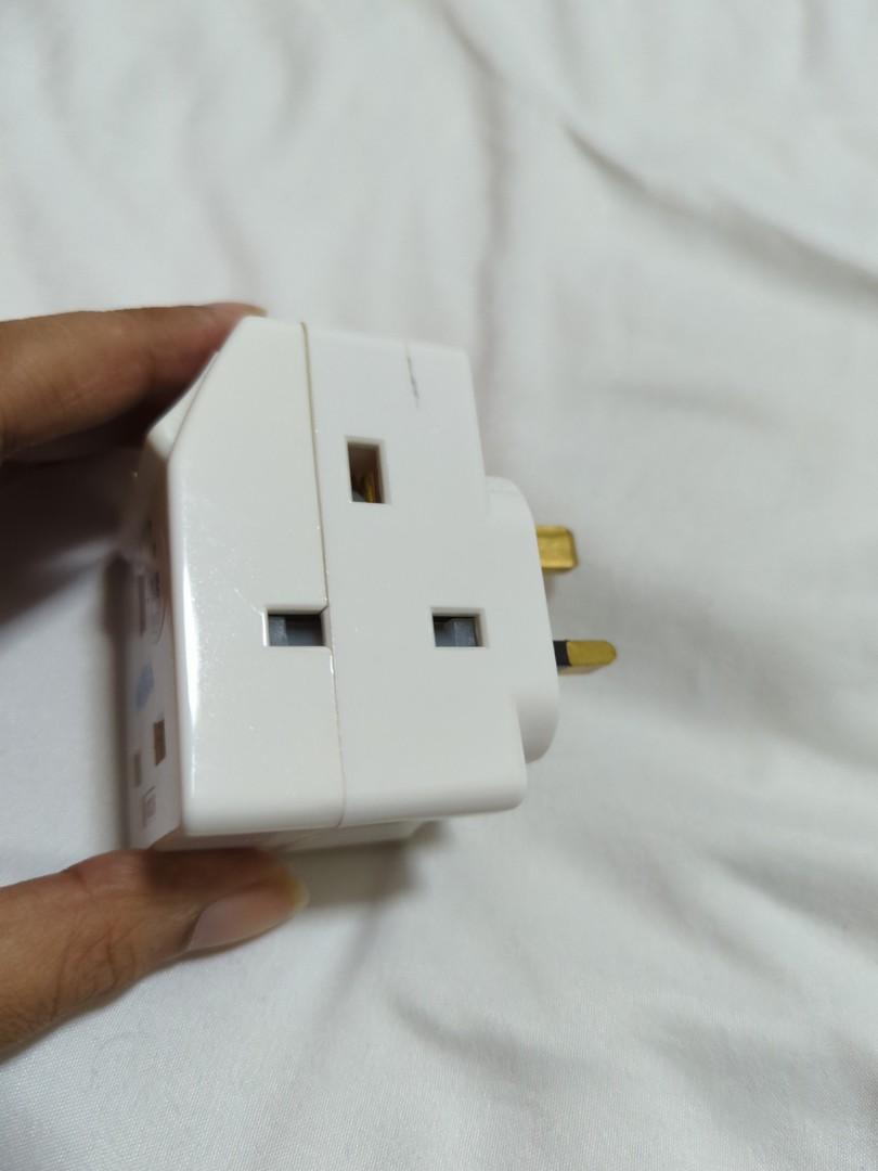 Extension cord and 3 way extension plug, TV & Home Appliances ...