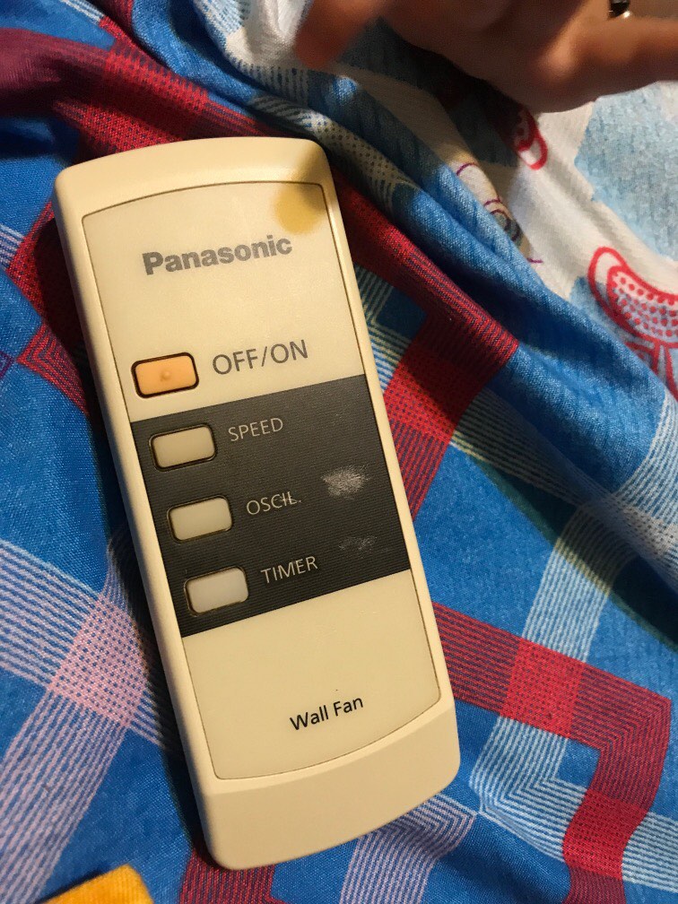 Fan remote of wall panasonic, Furniture & Home Living, Lighting & Fans ...