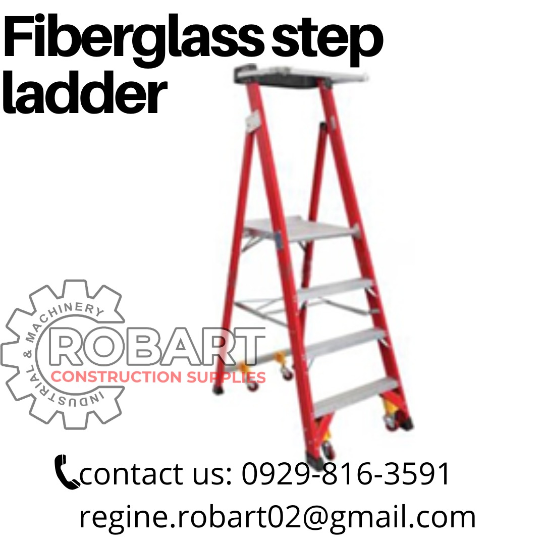fiber glass step ladder, Commercial & Industrial, Construction Tools ...