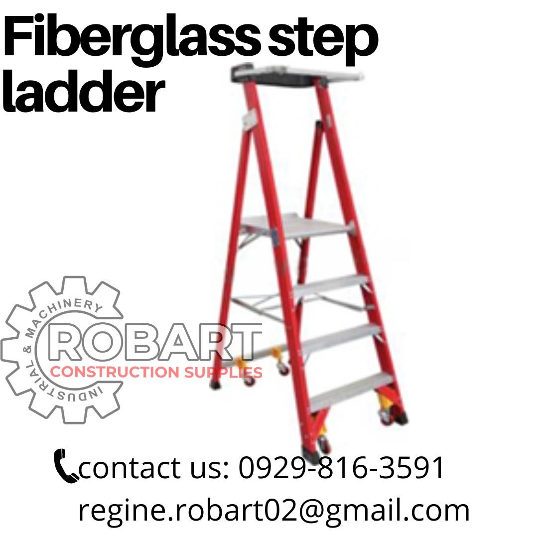 fiber glass step ladder, Commercial & Industrial, Construction Tools ...