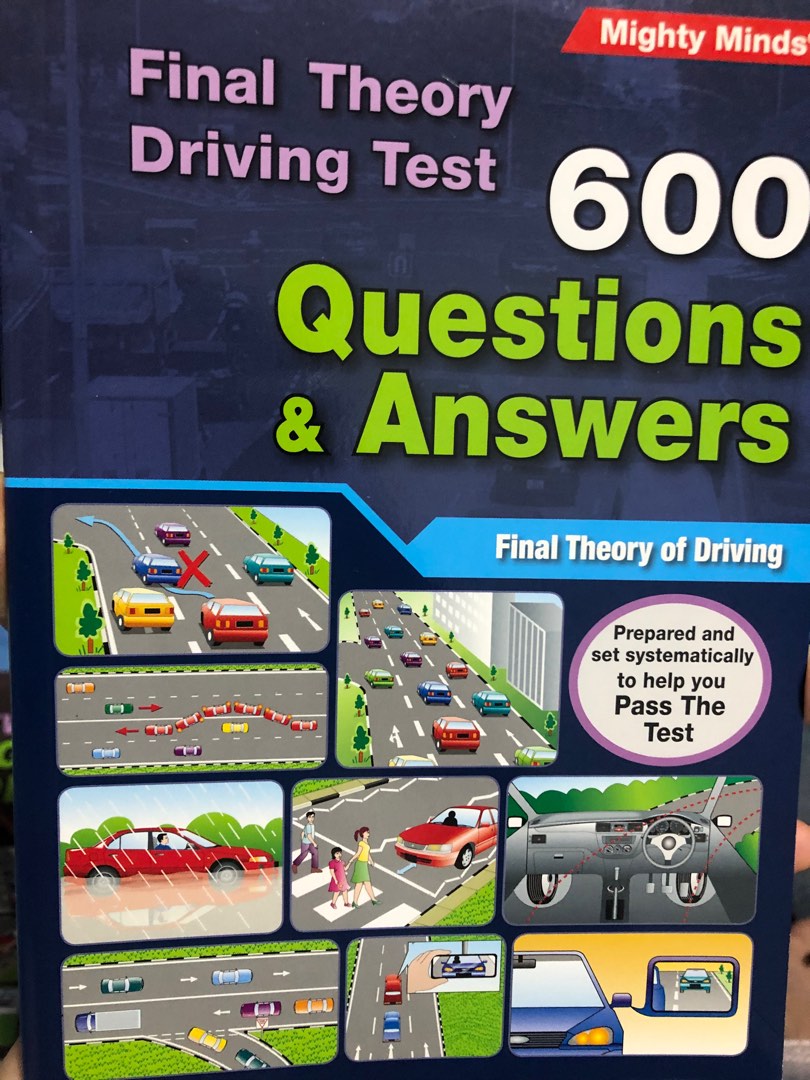 Final Theory Driving Test 600 Questions and Answers, Hobbies & Toys ...