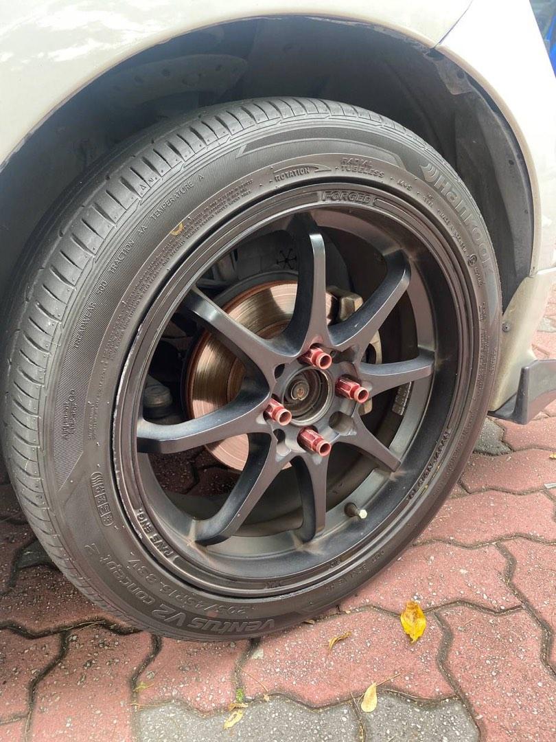 RAYS eng forged rims, Car Accessories, Tyres & Rims on Carousell