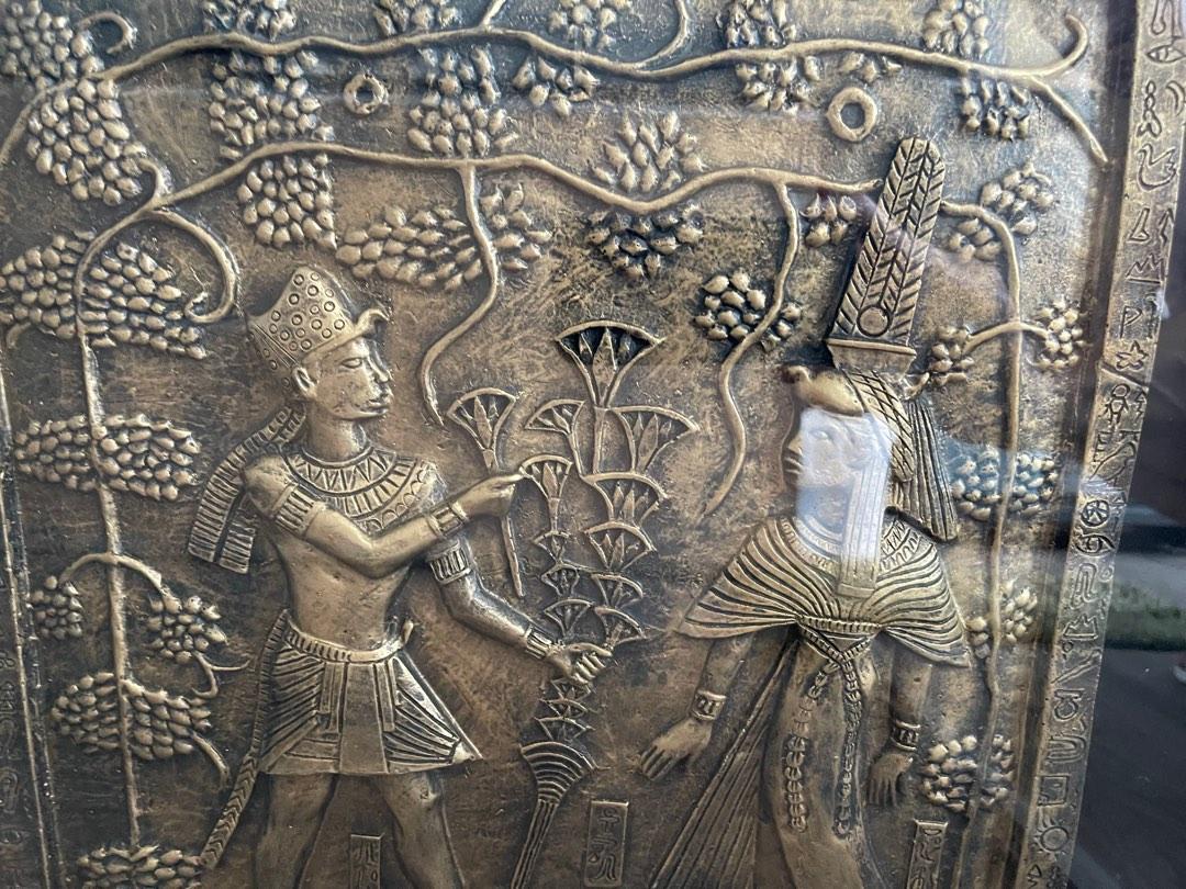 Authentic grand and classy looking Egyptian Papyrus emboss painting for ...