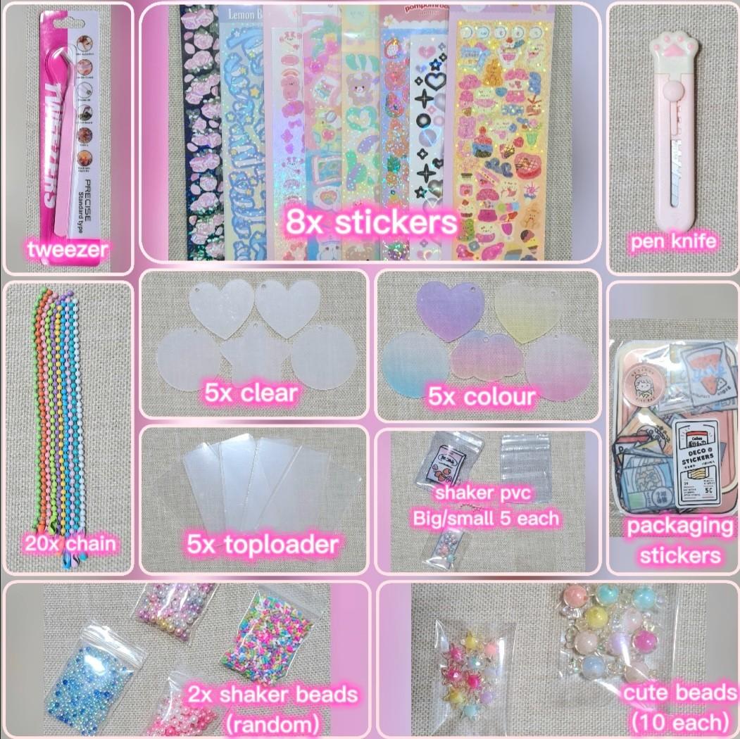 GUKA/SHAKER KEYCHAIN DIY SET, Hobbies & Toys, Stationery & Craft, Craft ...