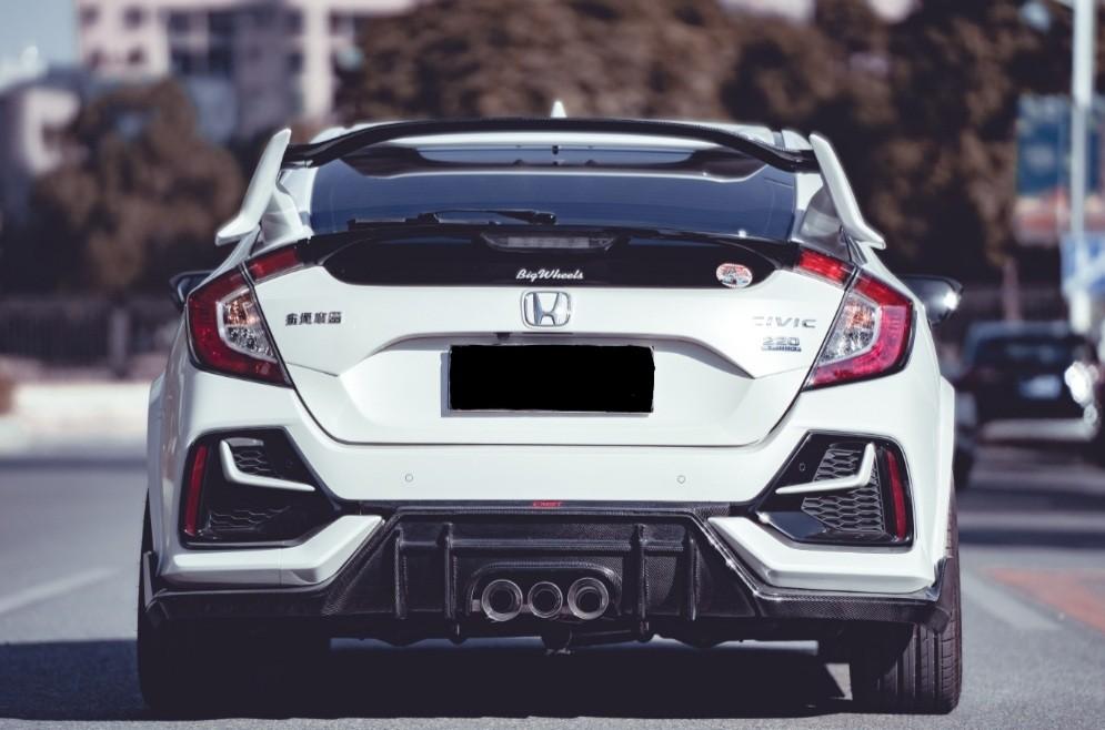 Honda Civic FK7 Type R Carbon Fiber Add On Bodykit & Exhaust, Car Accessories, Accessories on ...