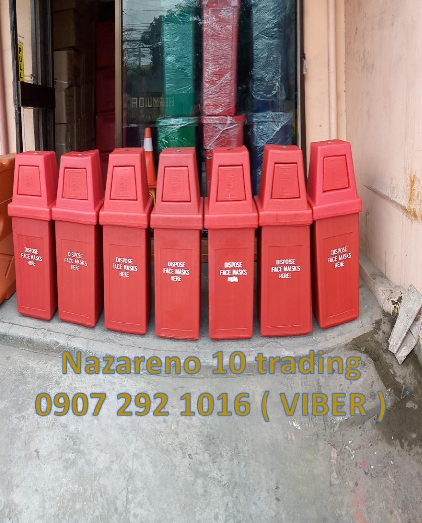 Hooded bin trash bin supplier 691, Furniture & Home Living, Cleaning ...