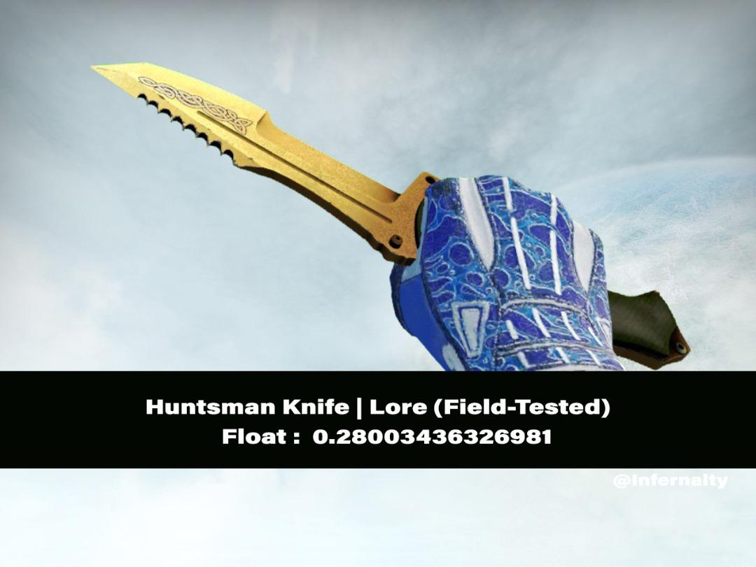 Huntsman Knife Lore FT CSGO SKINS KNIVES, Video Gaming, Gaming Accessories, In-Game Products on ...