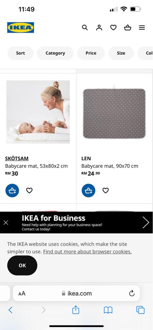 Ikea baby changing map + cover, Babies & Kids, Baby Nursery & Kids ...
