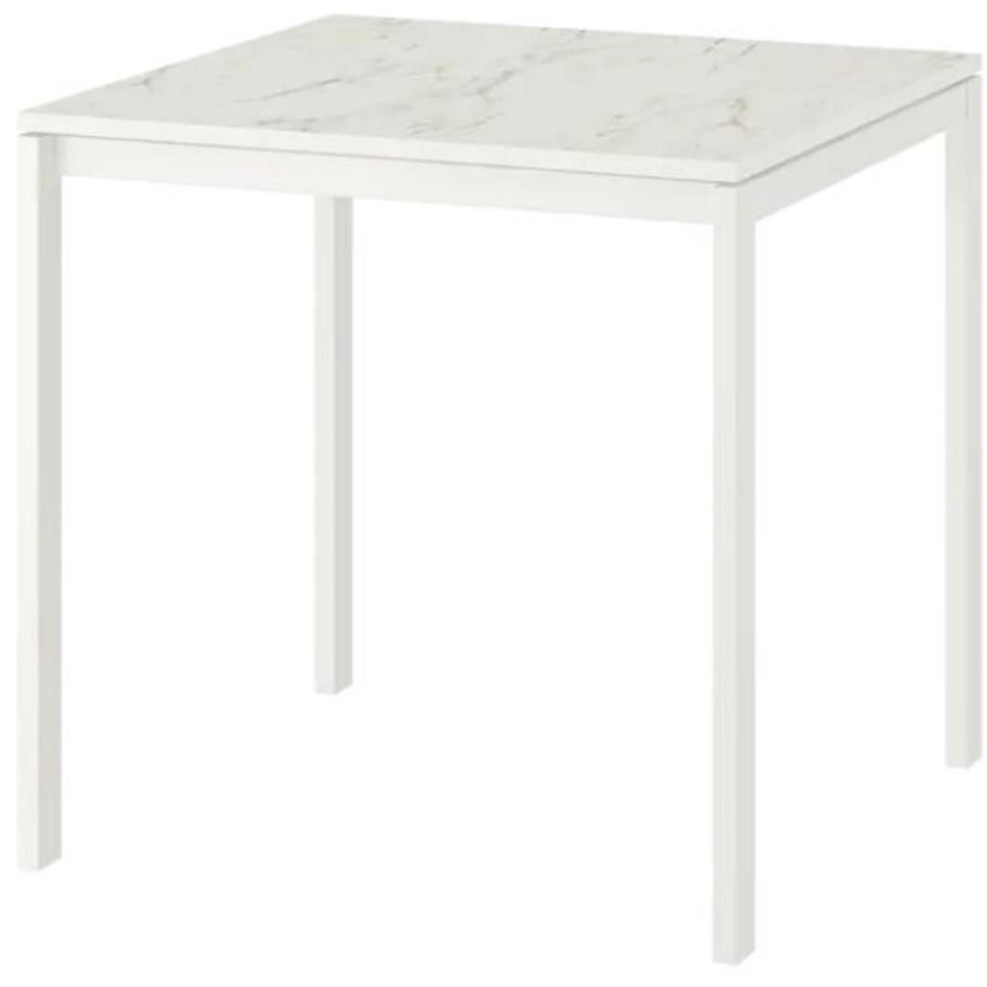 IKEA MELLTORP table (white marble, 75x75cm), Furniture & Home Living ...