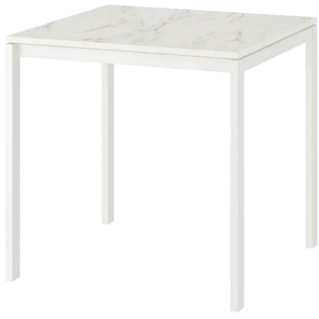 IKEA MELLTORP table (white marble, 75x75cm), Furniture & Home Living ...